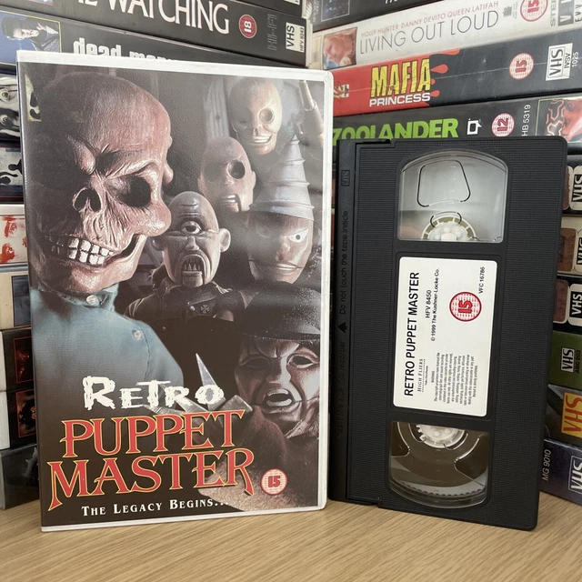 RETRO PUPPET MASTER - Big Box Rental VHS - FULL MOON Horror - High ...