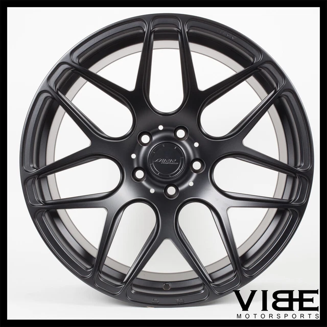 19& MRR FS01 Matte Black Flow Forged Concave Wheels Rims Fits Honda ...