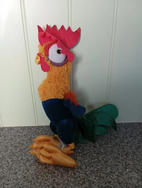 DISNEY STORE HEI Hei Rooster Chicken Plush 13" Moana Stuffed Animal £16 ...