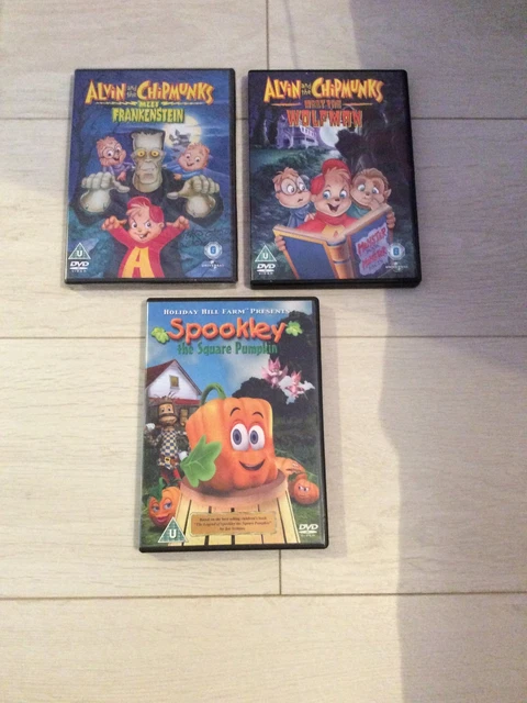 HALLOWEEN DVD BUNDLE Alvin And The Chipmunks Spookley The Square ...