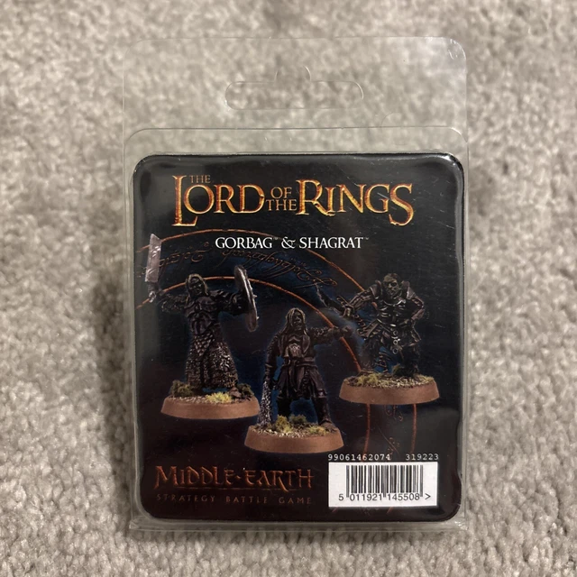 WARHAMMER MESBG LORD of the Rings Gorbag War Leader, Gorbag & Shagrat ...