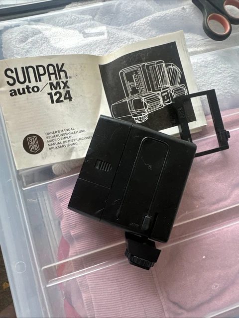 SUNPAK MX124 TILT and Swivel Flash Gun - MADE IN JAPAN £16.32 - PicClick UK
