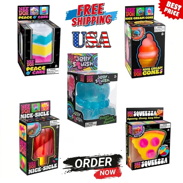SCHYLLING NEEDOH NICE Cube Sensory Nice-Sicle Stress Relief Squishy ...