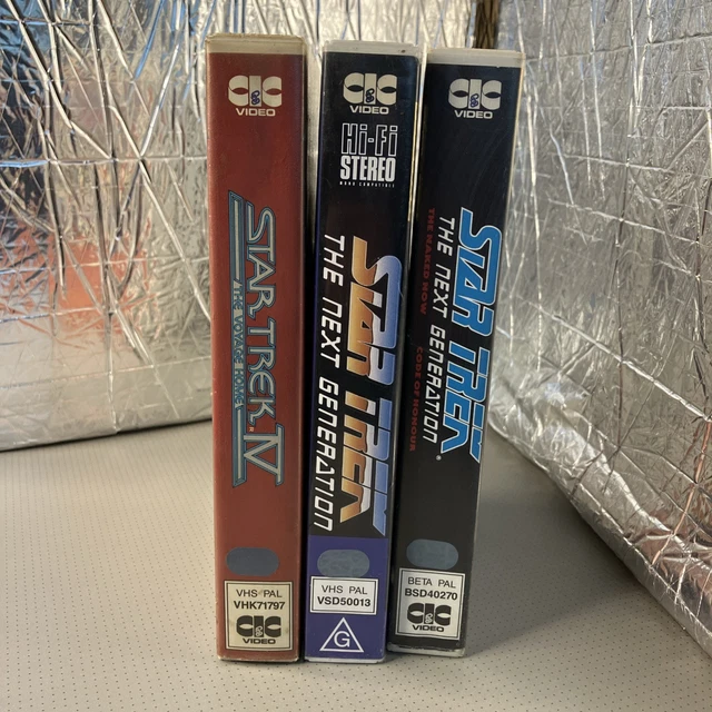 STAR TREK VHS X 3 The Next Generation Big Box Cic Video $90.00 ...