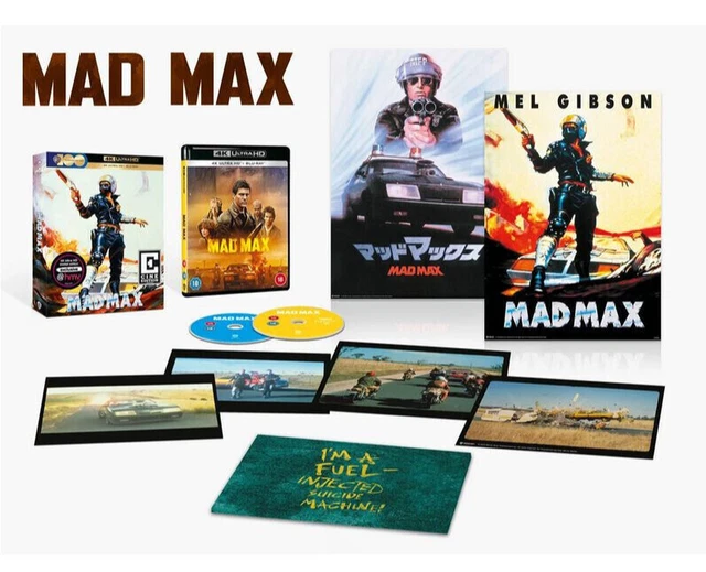 MAD MAX - cine edition - 4k + bluray - vf/vostfr - Mel Gibson - Mad ...