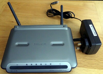 BELKIN G+MIMO MODEL F5D9230-4 wireless router £7.00 - PicClick UK