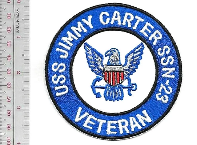 US NAVY USN USS Jimmy Carter SSN-23 Submarine Veterans Service Patch $9 ...