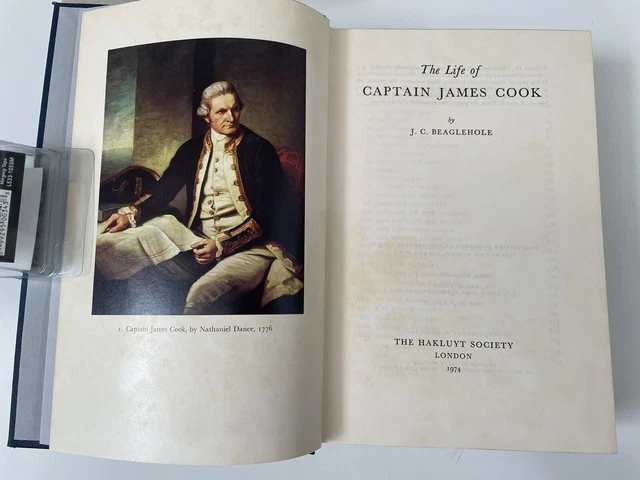 THE LIFE OF Captain James Cook by J C Beaglehole, First Edn Hakluyt ...