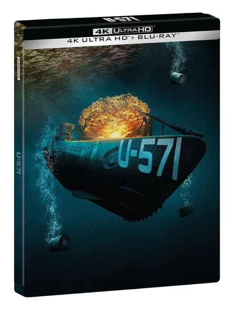 U-571 (2000) 4K UHD Blu-Ray Steelbook NEW (Only 4K disc is USA ...