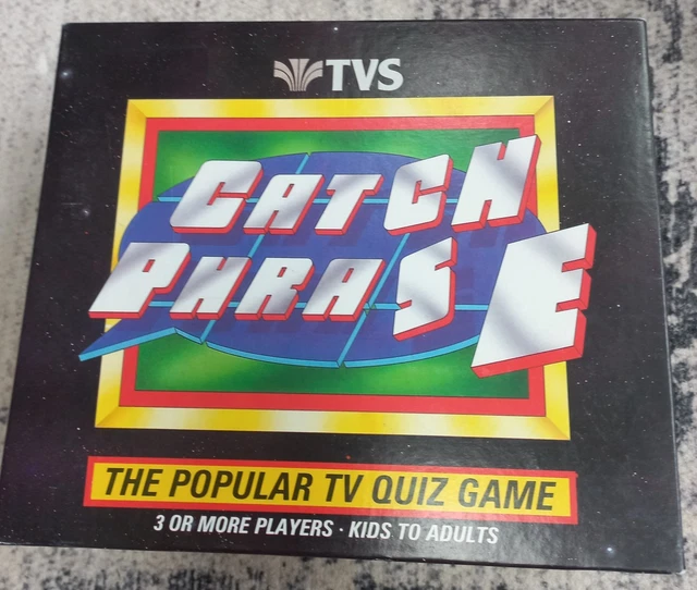 CATCH PHRASE TV Quiz Board Game TVS Original 1987 Vintage family game ...