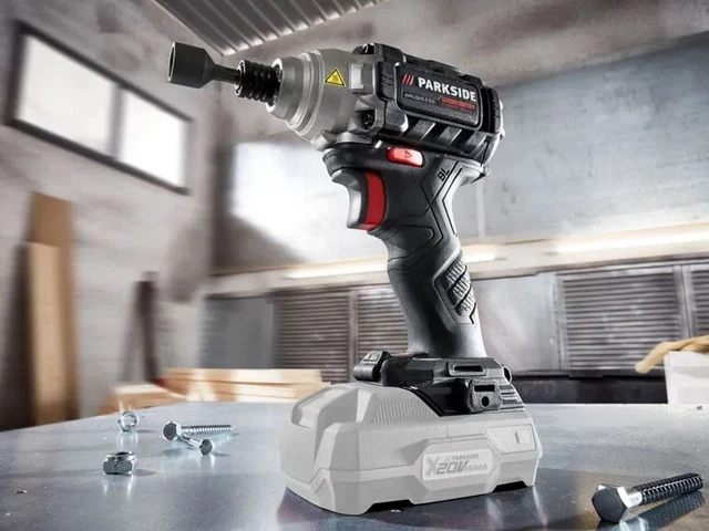 PARKSIDE PERFORMANCE BOULONNEUSE-VISSEUSE à choc sans fil PDSSAP 20-Li ...