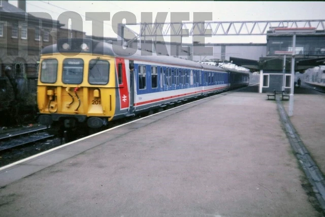 35MM SLIDE BR British Rail EMU Class 312 312201 1988 Original £4.99 ...