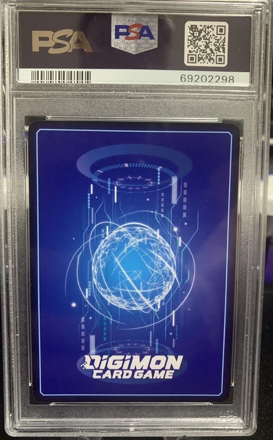 PSA 10 Digimon TCG WarGreymon EX1-009 Alt Art GEM MT Classic Collection ...