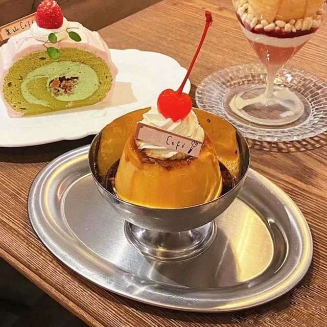 SILVER FRUIT SNACK Goblet Anti-Rust Ice Cream Bowl High Quality Ice ...