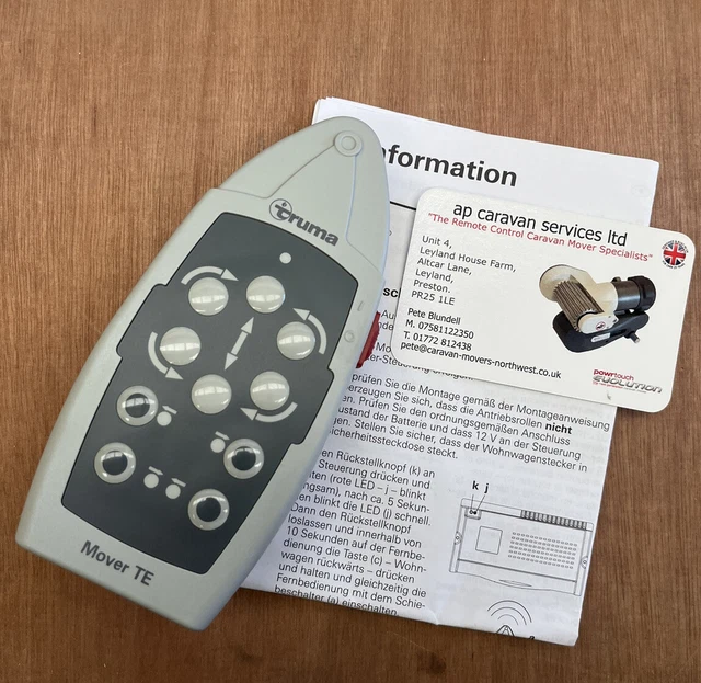 TRUMA TE TER TRUMOVE T Caravan Motor Mover TWIN Axle AUTO Remote ...