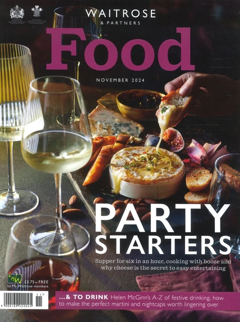 WAITROSE & PARTNERS Food Magazine Party Starters Recipes, Sandi Toksvig ...