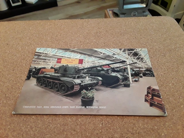 POSTCARD CHARIOTEER TANK Royal Armoured Corps Tank Museum Bovington ...