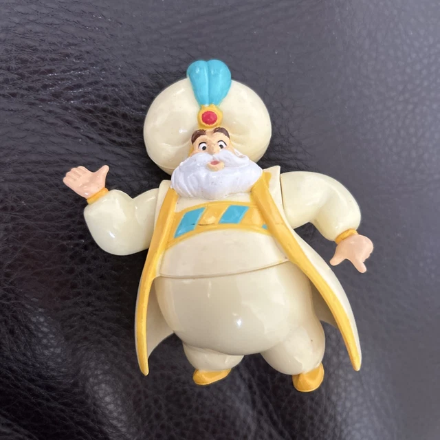 RARE DISNEY ALADDIN Sultan 5" Action Figure 1992 Mattel Vintage Jasmine ...