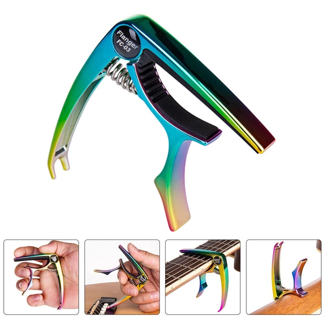 CAPO DE GUITARE Capodastre Pince Changement Ukulélé EUR 10,25 - PicClick FR