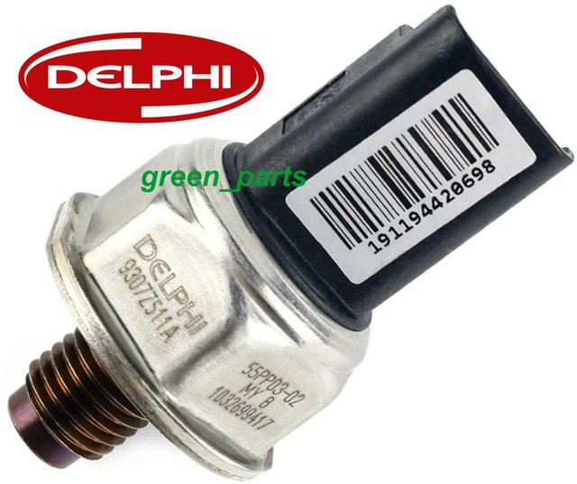 DELPHI FUEL RAIL Pressure Sensor for FORD Focus Mondeo Transit Connect ...