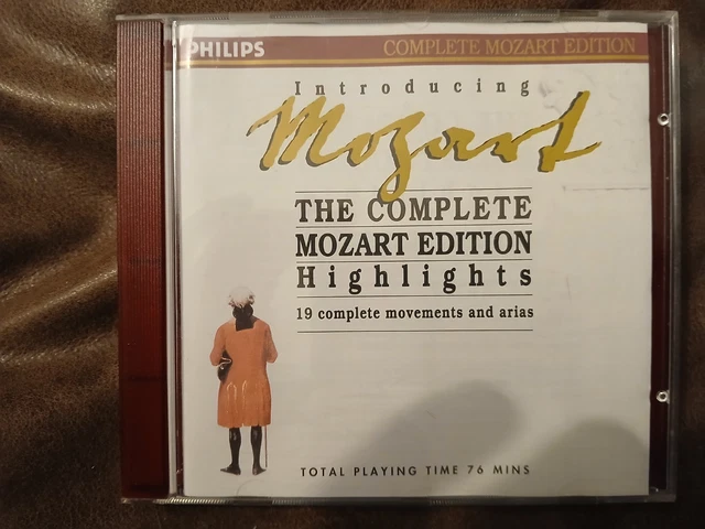 INTRODUCING MOZART, THE Complete Mozart Edition Highlights (1990 CD) £1 ...