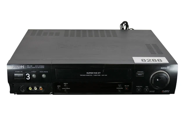 PHILIPS VR 1100/02 | Super VHS ET Recorder | Time Base Corrector (TBC ...