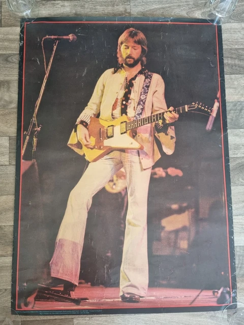 ORIGINAL ERIC CLAPTON Big O Poster Circa Mid 1970s £7.00 - PicClick UK