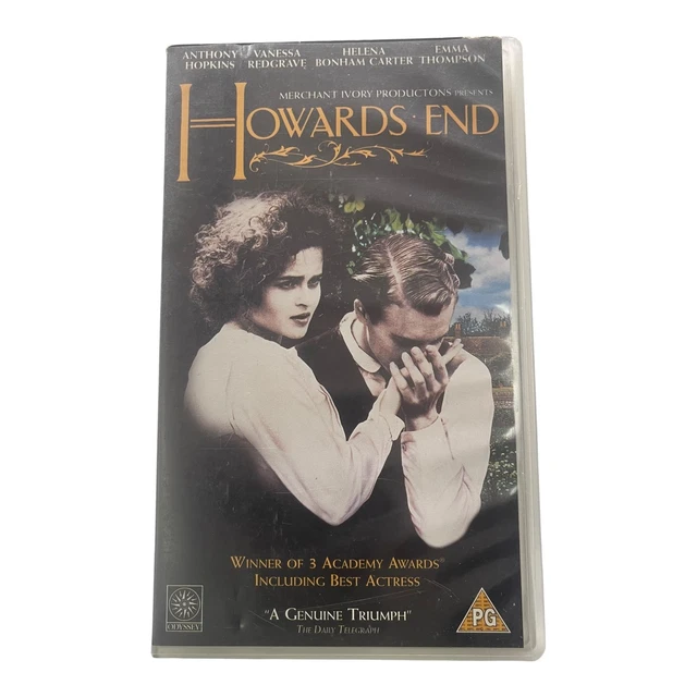 HOWARDS END VHS - Merchant Ivory Productions - Anthony Hopkins, Emma ...