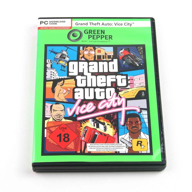 GTA GRAND THEFT Auto Vice City STEAM Download Code Deutsch Keep Case ...