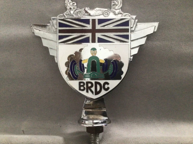BRDC CAR BADGE Henri Pescarolo, Le Mans 24 Hours, Paris-Dakar Rally ...