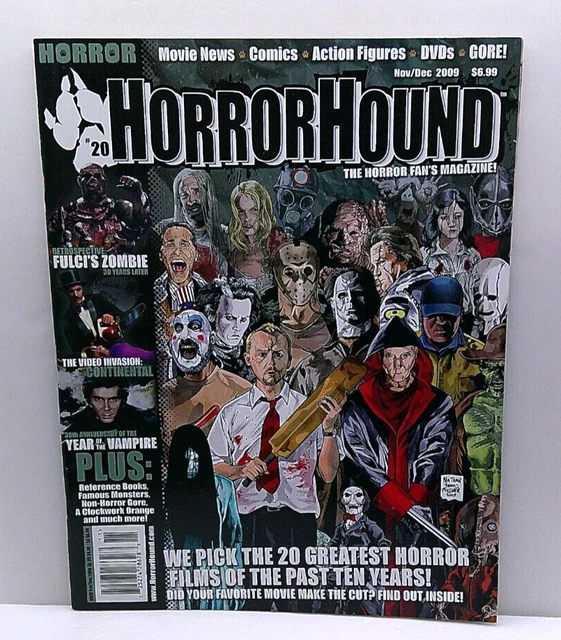 HORRORHOUND MAGAZINE #20 2009 Shaun Of The Dead Grindhouse The Descent ...