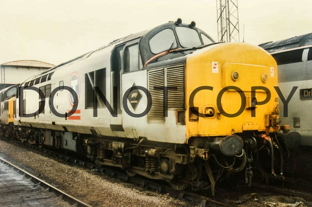 UK DIESEL TRAIN Railway Photograph Of Class 37 Loco 37411. Rm37-1206 £1 ...