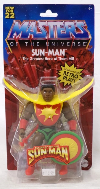 FIGURA SUN-MAN DE Mattel He-Man Masters Of The Universe MOTU Origins 5. ...