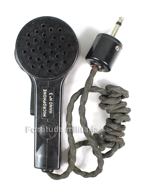 MICROPHONE HAND N°3 - BRITISH ARMY WW2 ( matériel original !) EUR 24,90 ...