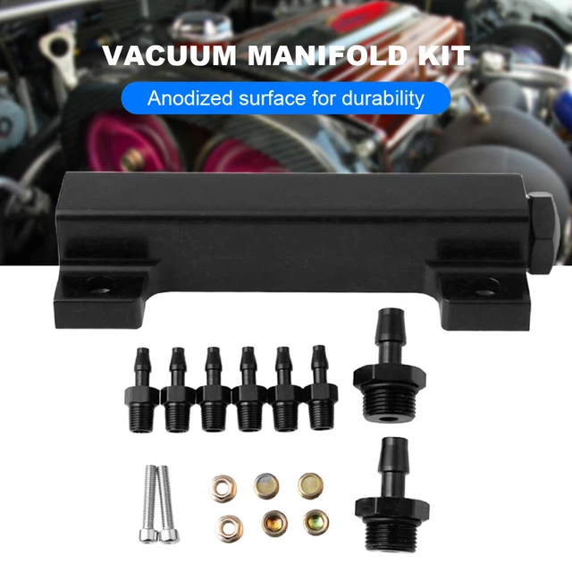 VACUUM MANIFOLD KIT 6 Port Turbo Wastegate Boost Block 1/8 NPT ...