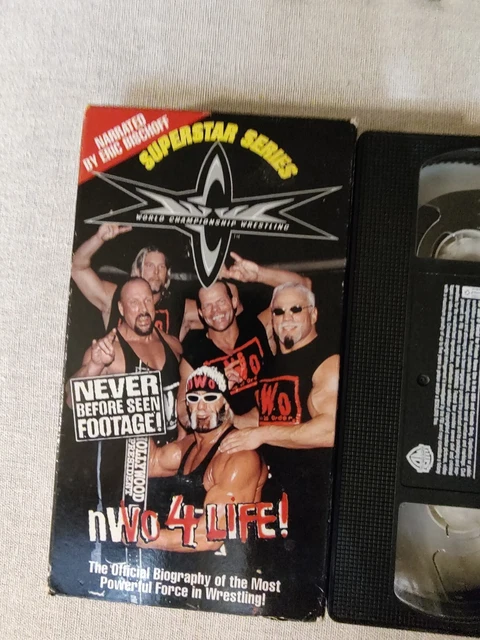WCW SUPERSTAR SERIES NWO 4 Life VHS Hulk Hogan Kevin Nash Wrestling VHS £5.38 - PicClick UK