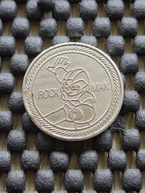 VINTAGE MEGAMAN ROCKMAN Coin Token Arcade Cabinet Rare Battle Network ...