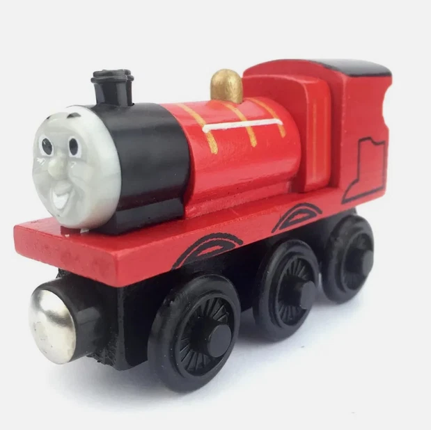 JAMES THE TANK Engine Take N Play Wooden Magnetic Train Railway Kids ...