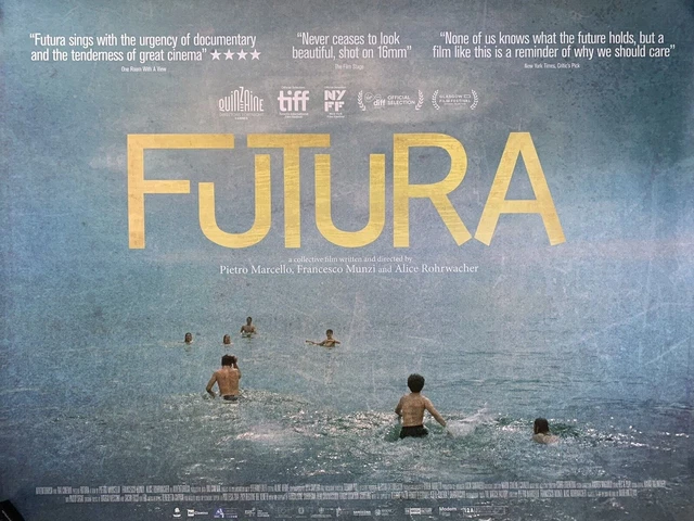 FUTURA OFFICIAL UK Quad Movie Poster 2022 ITALIAN CINEMA DOCUMENTARY ...