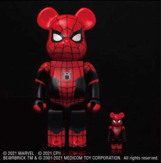 BE@RBRICK SPIDER-MAN UPD Traje 100% y 400% Visto Red EUR 372,14 ...