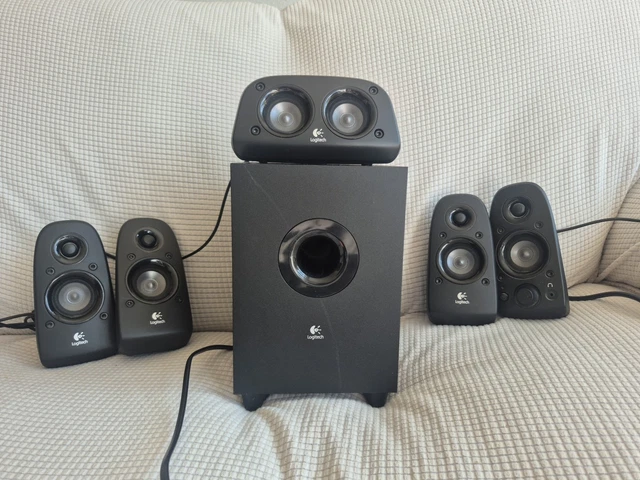 LOGITECH Z506 SURROUND Sound 5.1 Computer Home Theater Speaker System ...