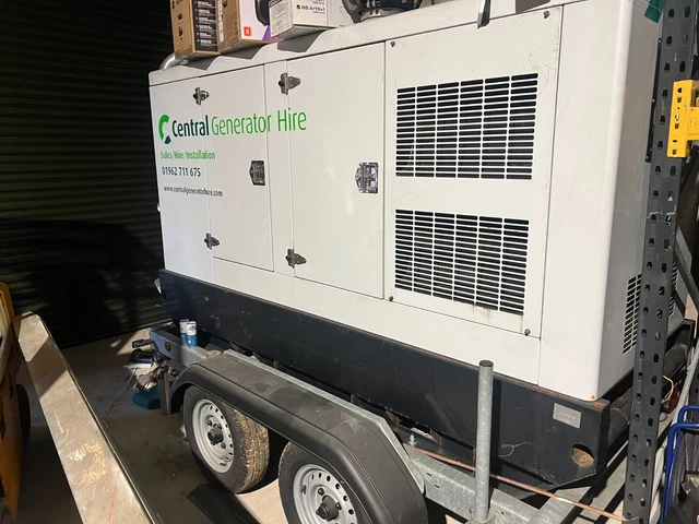 FAST TOW JCB Generator 80KVA 3 Phase G90RX 50hz 400/230v Road Tow £ ...
