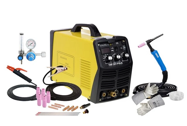 WELDING DEVICE THF201 PULSE Digital DC TIG/WIG/HF/MMA/ARC FORCE/ANTI ...
