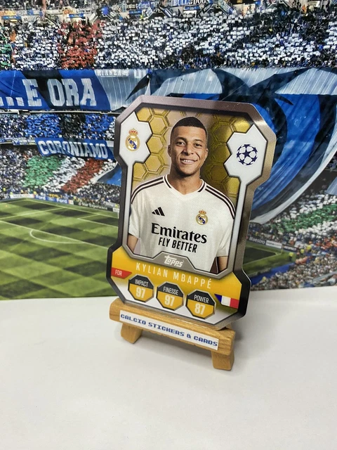 TOPPS MATCH ATTAX 2024/25 2025 Kylian Mbappe Real Madrid Pro Elite ...
