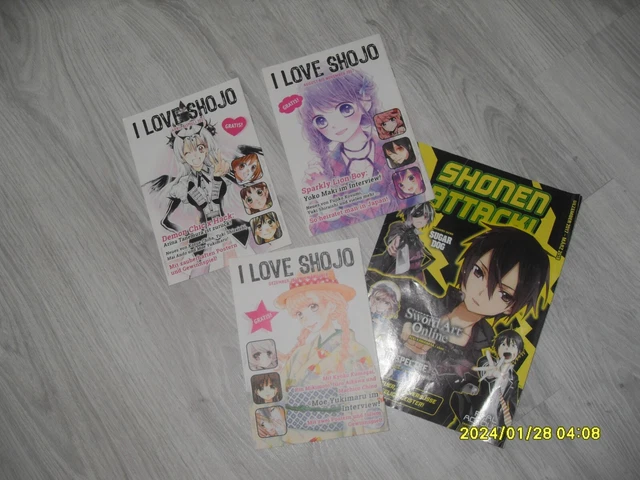 I LOVE SHOJO - Drei Manga Leseproben Inkl. Poster + Shonen Attack Inkl ...
