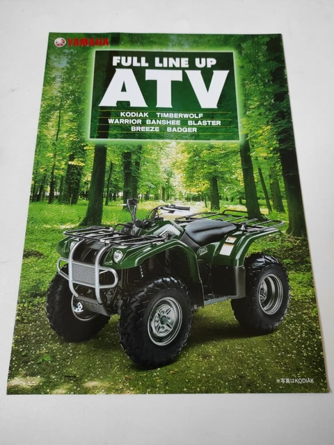 2001 YAMAHA ATV Full Line Up Japan Prospectus Catalog Brochure £10.51 ...