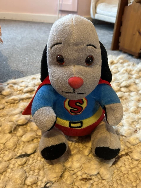 PMS SUPER SWEEP (Sooty) Dog Superman Outfit Cape Soft Plush TV Toy 10 ...