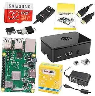 RASPBERRY PI 3 B+ (B Plus) Starter Kit (32 GB EVO+ Edition, Premium ...