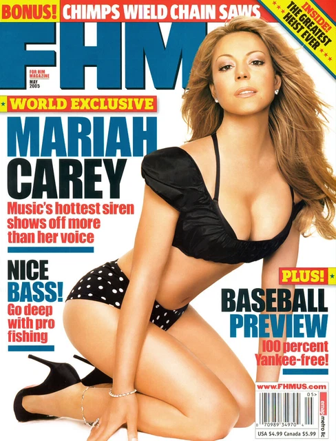FHM MAGAZINE MAY 2005 Issue #56 Mariah Carey £13.58 - PicClick UK
