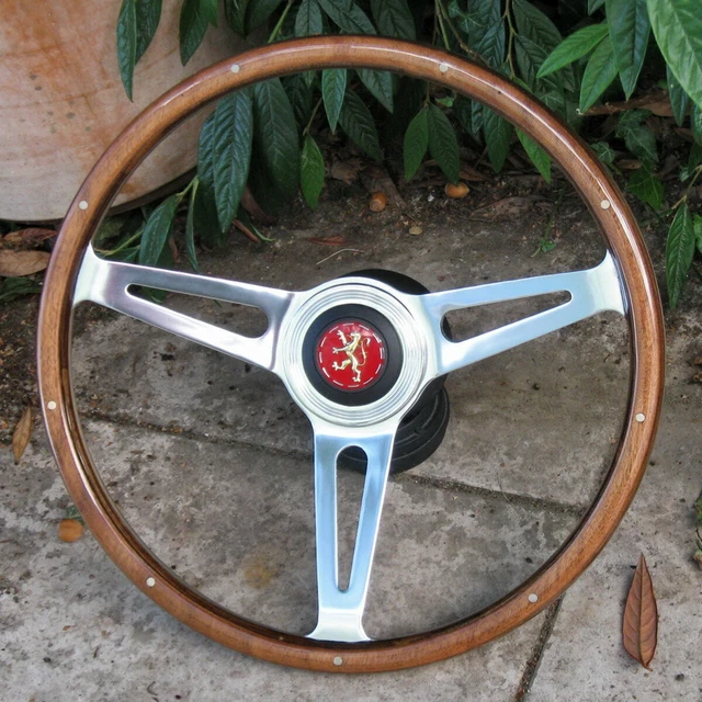 VOLANT BOIS & Rivets 38cm Complet Peugeot 504 304 204 & Autres ...
